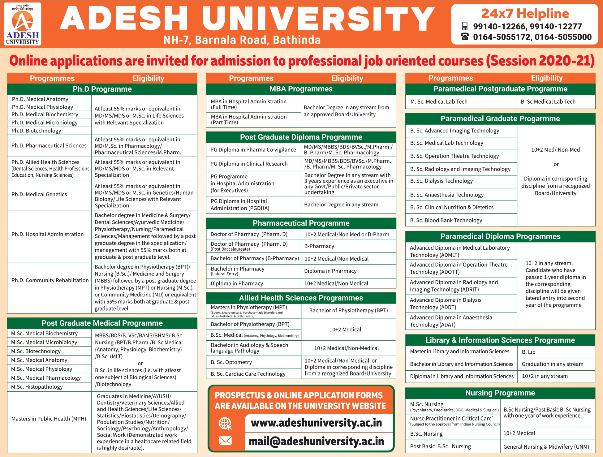 Welcome to Adesh University, Bathinda